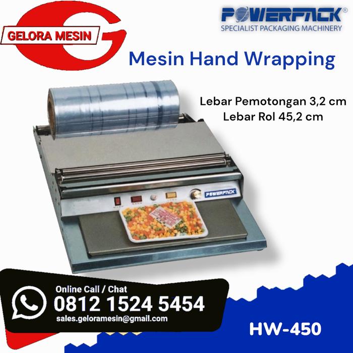 Jual HW-450 Mesin Hand Wrapping Buah Serbaguna - Hand Wrapping ...