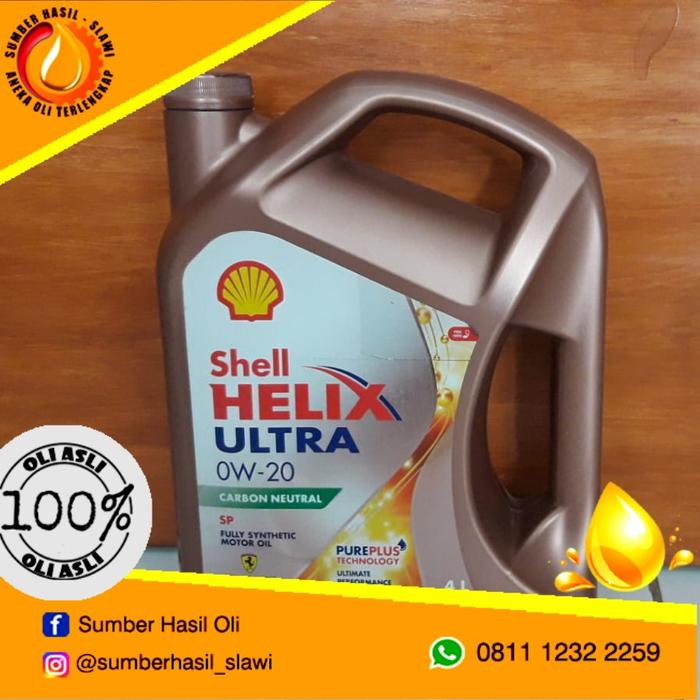 Jual SHELL HELIX ULTRA 0W-20, 4 LITER - Kab. Tegal - Sumber Hasil Slawi | Tokopedia