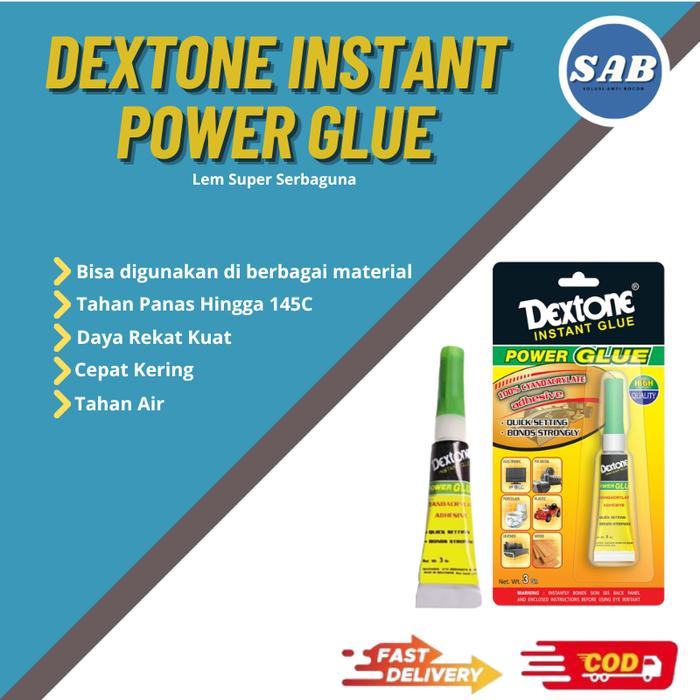 Promo Dextone Lem Power Glue Perekat Kuat Merekatan Semua Bahan Kemasan ...