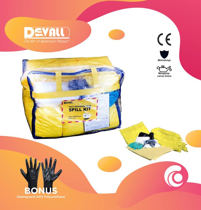 Jual Spill Kit 20 liter alat penyerap cairan kimia Devall 5 galon bonus ...