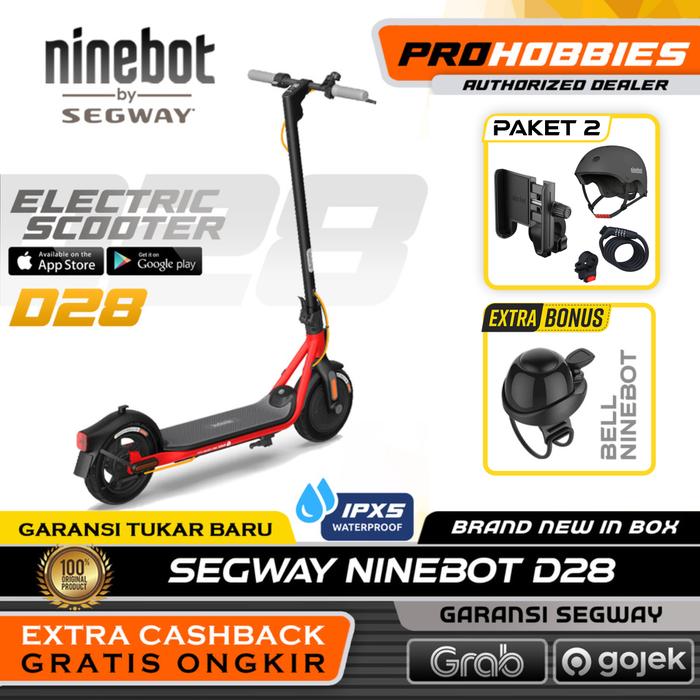 Jual Segway Ninebot D28 Electric Scooter D 28 Skuter Listrik Lipat ...
