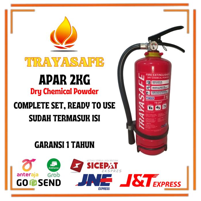 Jual TABUNG APAR 2KG ABC POWDER MERK TRAYASAFE - Kota Tangerang - TRAYA SHOP | Tokopedia