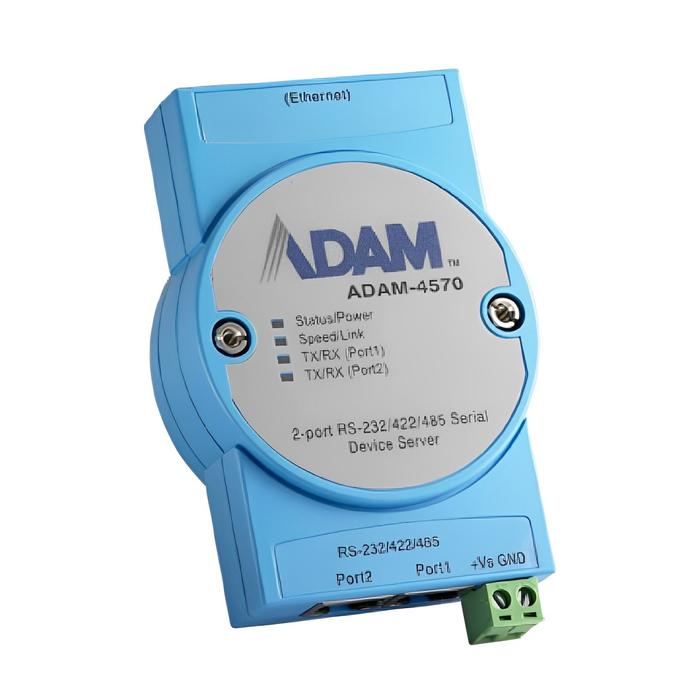 Jual 2 Port Serial To Ethernet Lan Serial Device Server Advantech Adam ...