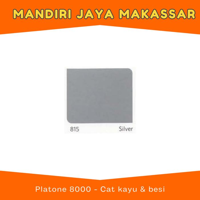 Jual Platone 8000 Nippon Paint Cat Minyak Kayu Besi 0.85L - Silver 815 ...