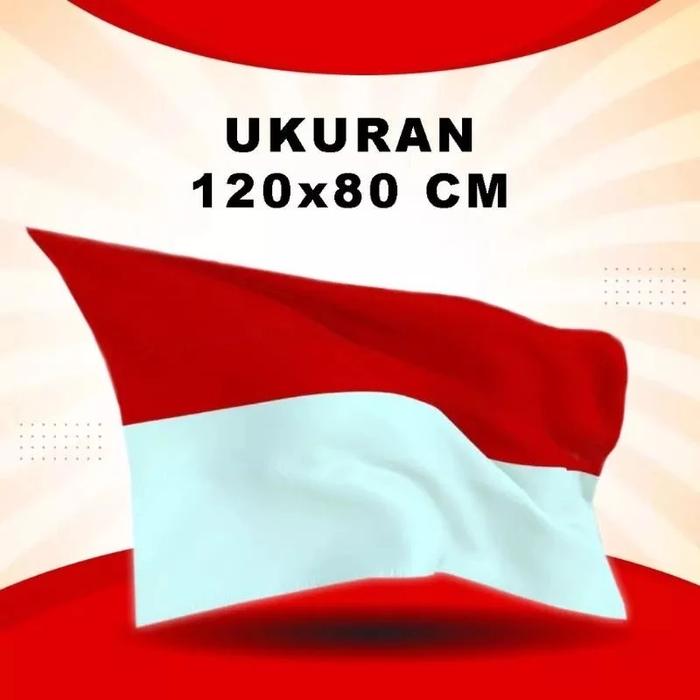 Jual bendera Indonesia/bendera merah putih 17 Agustus 1945 (1pcs) - Kab ...