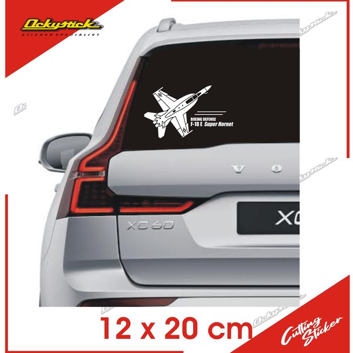 Jual cutting sticker pesawat BOEING F-18 E SUPER HORNET stiker mobil ...