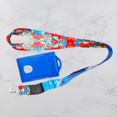 Jual Cetak Lanyard Custom Tali ID Card Full Print Color - LANYARD+FRAME ...