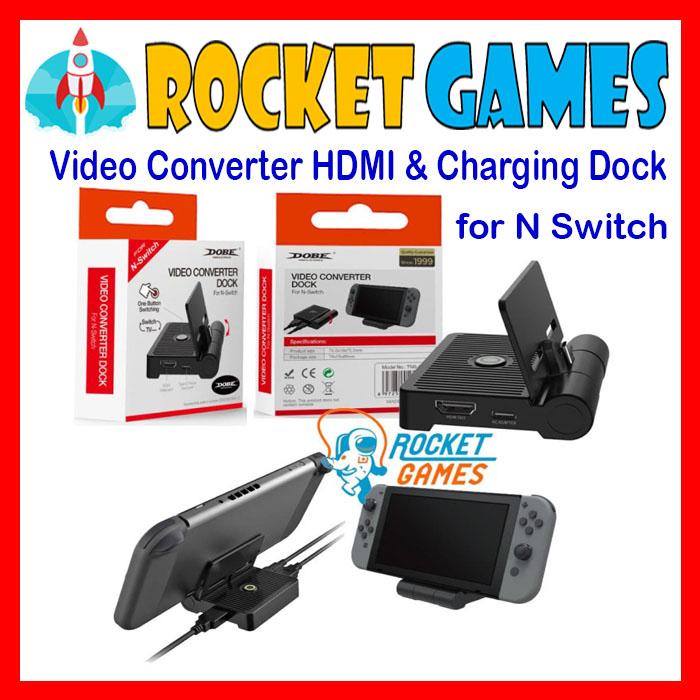 Jual Dobe HDMI Video Converter Dock Nintendo Switch TNS-19305 - BLACK ...