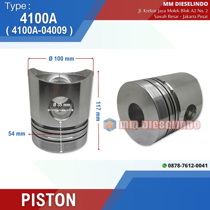 Jual Piston Diesel Engine 4100A shn4100 Seher Genset Shanghai - Jakarta ...