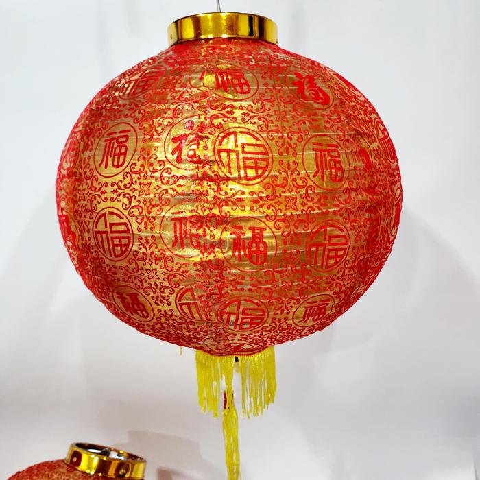 Jual Lampion Motif Bunga Bulat Lampion Imlek Dekorasi Sincia Lampu ...