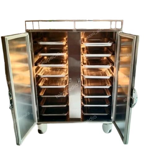 Jual Food Trolley I Trolley makanan Pemanas 2 pintu 16 Susun (Sus 304 ...