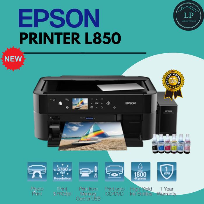 Jual Epson L850 Photo All-in-One Ink Tank Printer - Jakarta Pusat ...