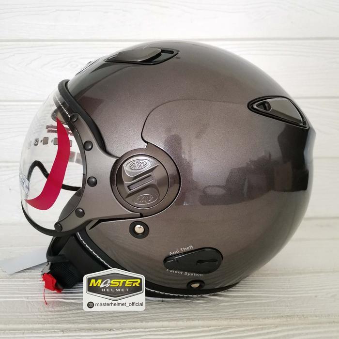 Jual HELM KYT ELSICO SOLID GUNMATE GLOSSY HELM RETRO KYT ANTI MALING ...