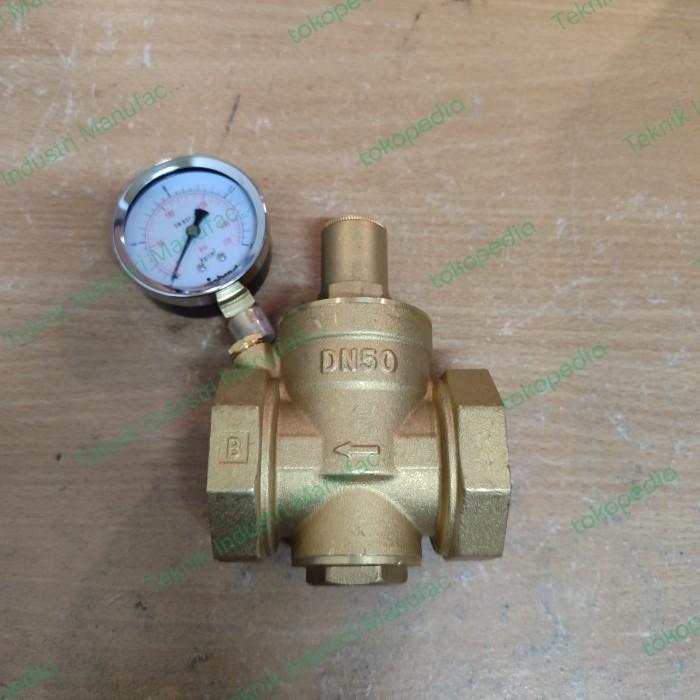 Jual PRV Pressure Reducing Valve (PRV) Kuningan Brass 2" inchi DN 50 ...