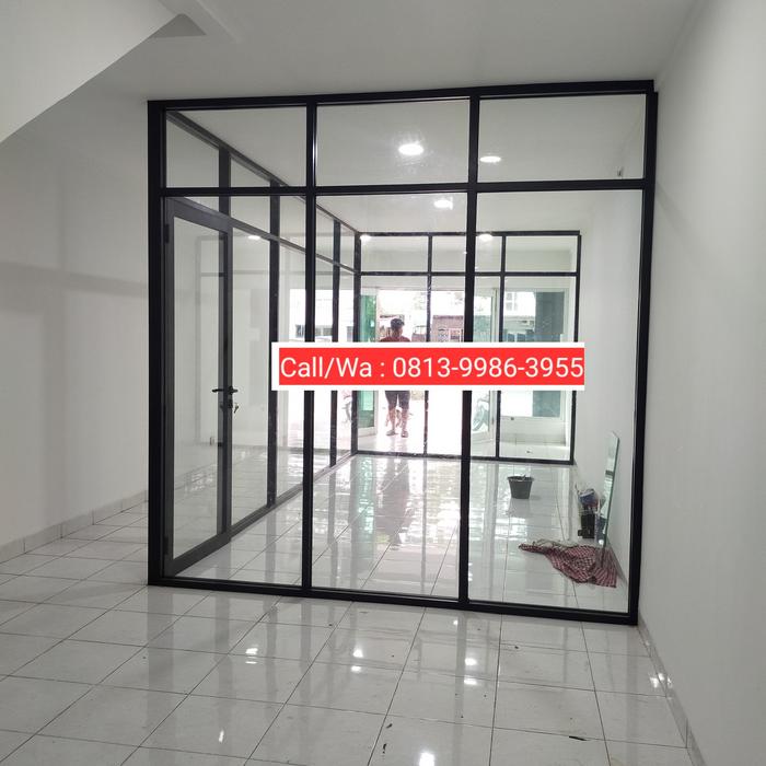 Jual Partisi Aluminium Kaca sekat ruangan Kantor, Ruko, Rumah harga ...
