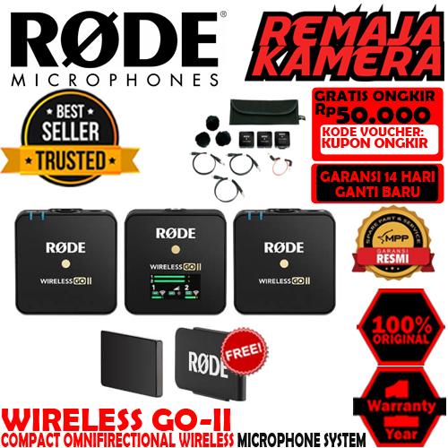 Promo MICROPHONE RODE WIRELESS GO II / RODE WIRELESS GO II MICROPHONE ...