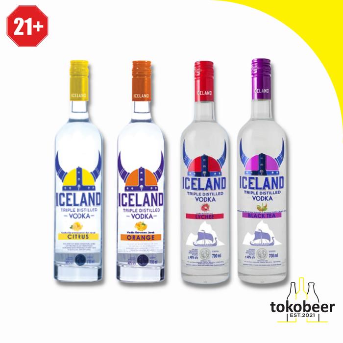 Jual Iceland Vodka 700ml all variant - Ori, Leci, Orange, Citrus ...