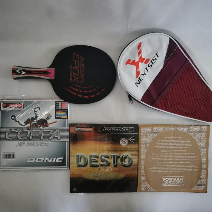 Jual Bet tenis meja Donic Epox Offensive plus karet lengkap satu Set - Jakarta Barat - Donic ...