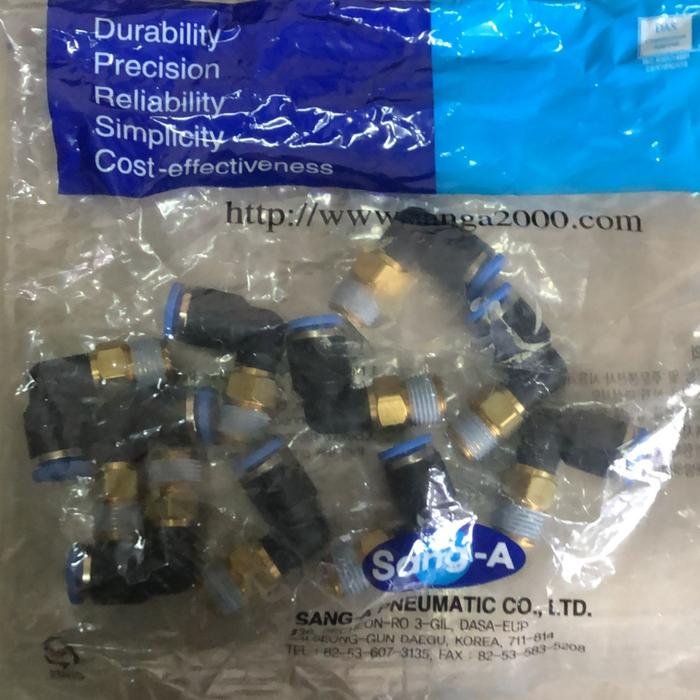 Jual sambungan selang tubing / FITTING SANG A PNEUMATIC GPL 0601 ( L ) - Kab. Bekasi - NENTEM ...