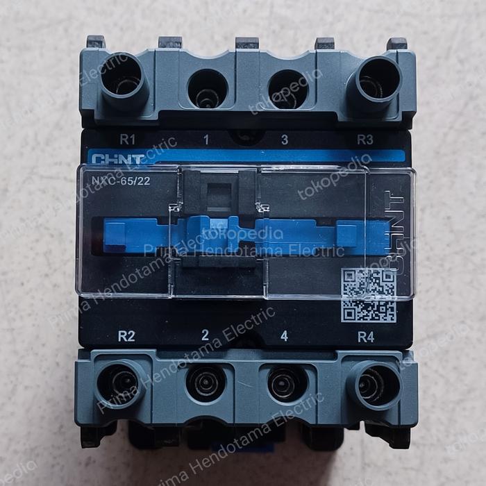 Jual Contactor CHINT 4P NXC-65 / 22 220V | NC1-6508 4 Pole 2NO 2NC ORIGINAL - Kota Medan - Prima ...