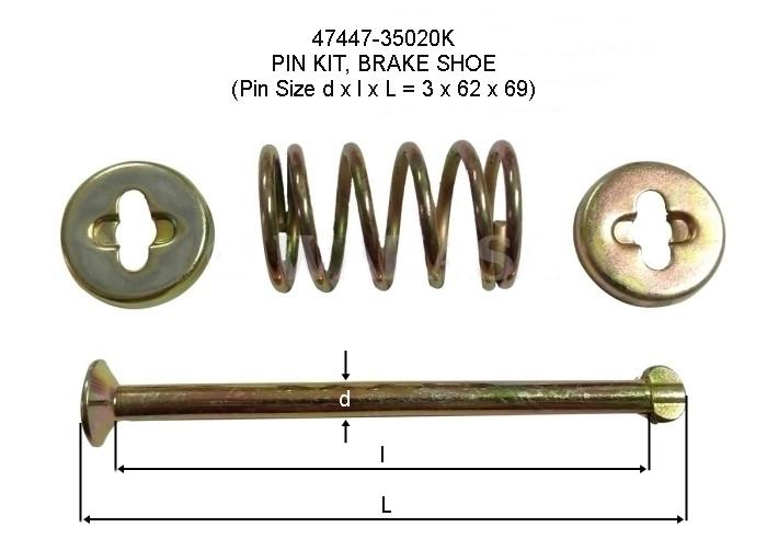 Jual PIN KIT, BRAKE SHOE - PIN KIT, KAMPAS REM - PIN KIT, SEPATU REM ...