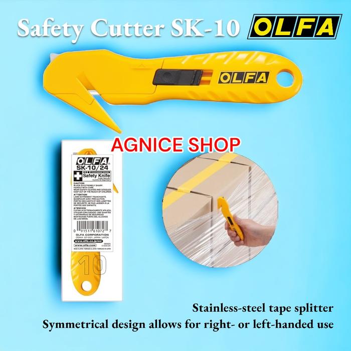 Jual Olfa Cutter Safety SK-10 Pemotong Tali Strapping PP - Kab. Bekasi - AGNICE Shop | Tokopedia