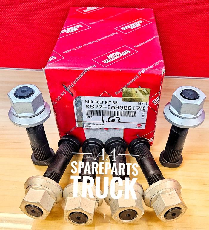 Jual Hub Bolt Kit RR Kuzer Part No. K677-IA308617D / Baut Roda ...