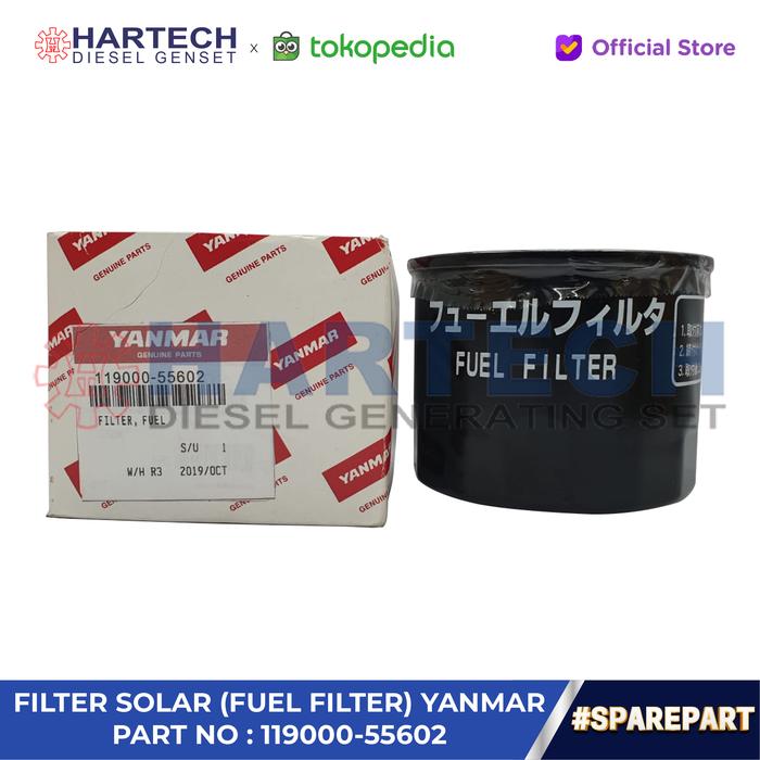Jual Filter Solar (Fuel Filter) Yanmar No.119000-55602 (Genuine Parts ...