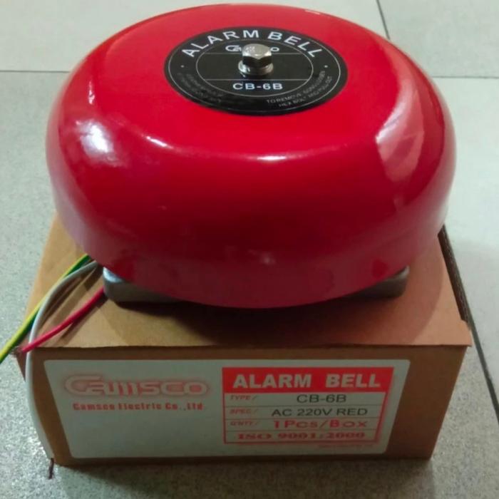 Jual CB-6B 220 VAC RED Alarm Bell 6 IN Camsco Original - Jakarta Barat ...