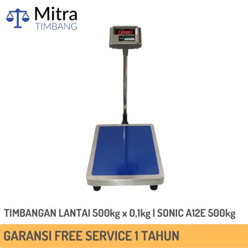 Jual Timbangan Lantai 500kg x 0,1kg | SONIC A12E 500kg - Jakarta Barat - Mitra Timbang | Tokopedia