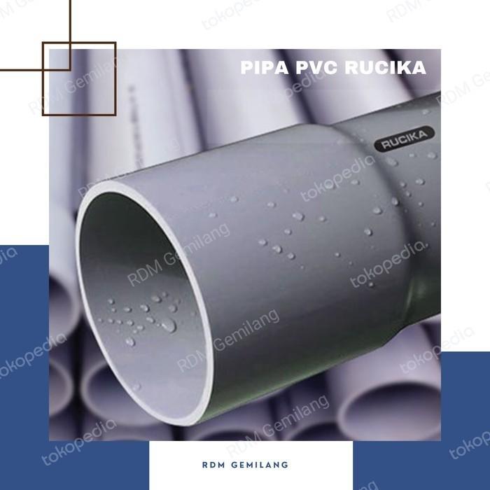 Jual Pipa PVC Rucika JIS Abu 2" Inch AW Per Btg 4 Meter (Grosir) - Kab ...