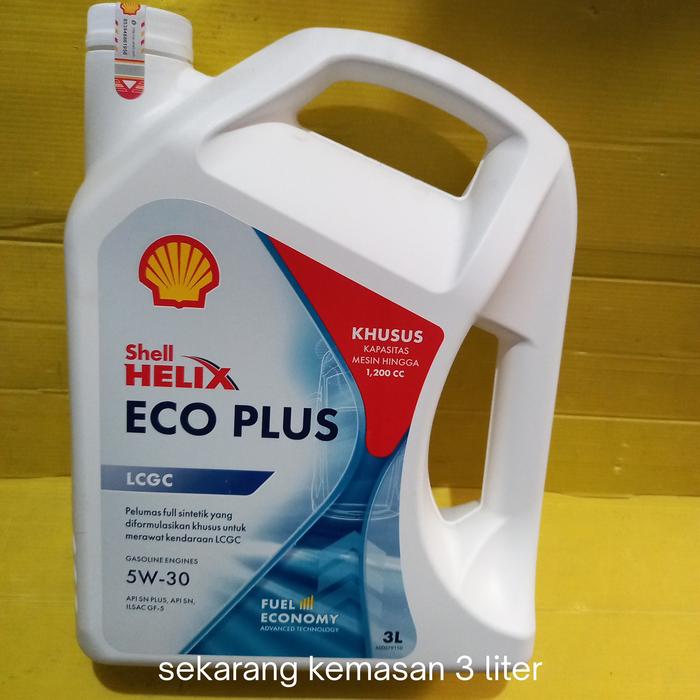 Jual oli shell ECO 5W-30 kemasan3,5 liter jamin 100% asli khusus gosend ...