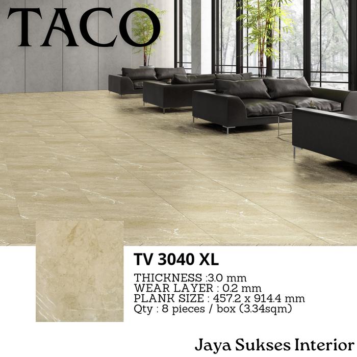Jual Vynil Lantai TACO 3mm TV 3040 XL Canada Beige Lantai Plank / BOX - Jakarta Selatan ...