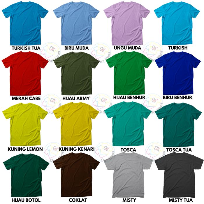 Jual Kaos Custom Tulisan Kata Kata Sablon Satuan Design Pria Wanita ...
