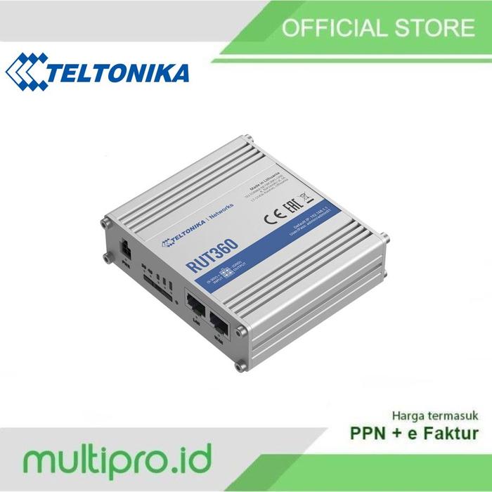 Promo TELTONIKA RUT360 4G LTE CAT 6 ROUTER WIFI BACKUP INTERNET Cicil 0 ...