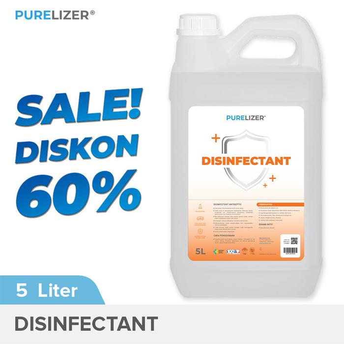 Promo Disinfektan 5 Liter PURELIZER® Disinfectant Antiseptik 5L ...
