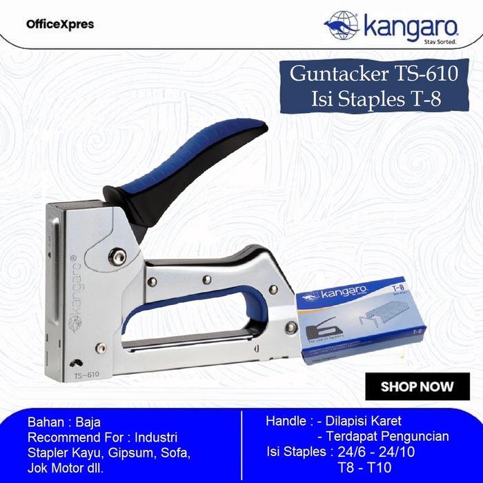 Jual Stapler Tembak Gun Tacker / Guntacker Kangaro TS 610 - Jakarta ...