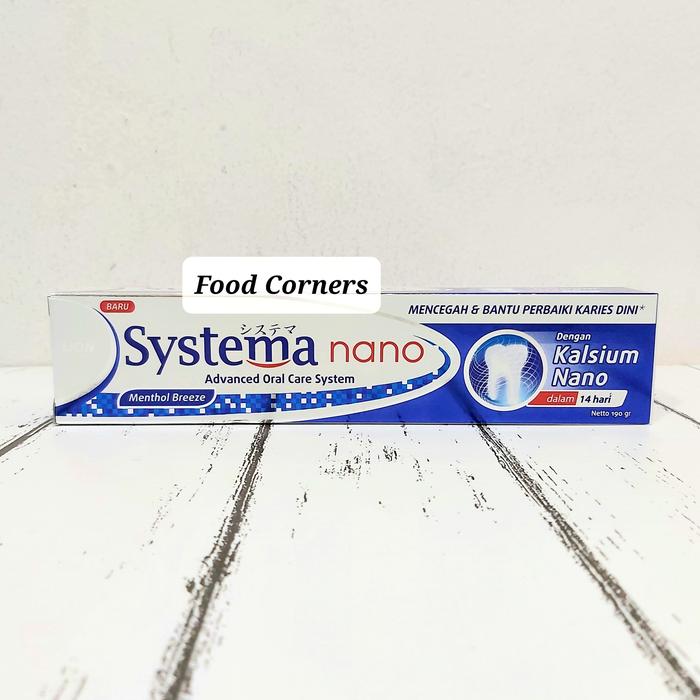 Jual SYSTEMA Nano Pasta Gigi Kalsium 190 gr Menthol Breeze / Spring ...