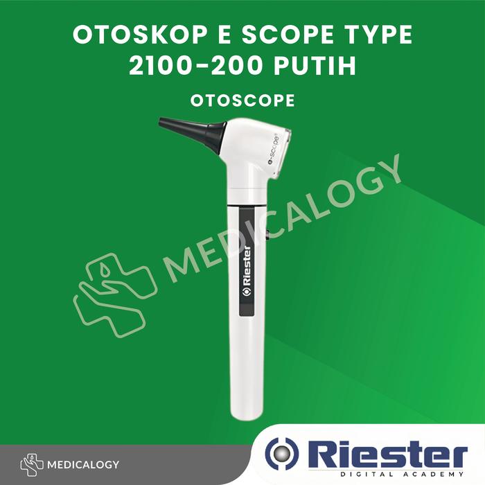 Jual Otoskop Riester E Scope Otoscope THT Putih Type 2100-200 | Cek ...