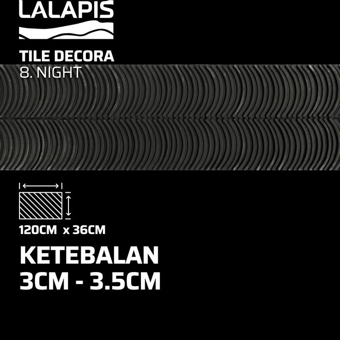 Jual LALAPIS - PANEL DINDING 3D FOAM - TILE DECORA - NIGHT - Kota ...