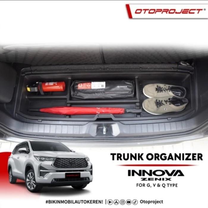 Jual Paket Rear Trunk Organizer + Cargo Tray Bagasi Innova Zenix ...