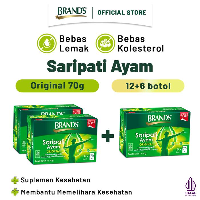 Promo Brand's Saripati Ayam Original 70 Paket Bantu Jaga Kesehatan -18 ...