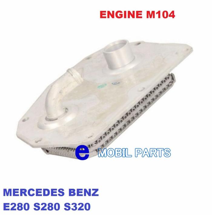 Jual Oli oil Cooler M104 Mercedes S280 S320 E280 W210 W140 A1041800409 ...