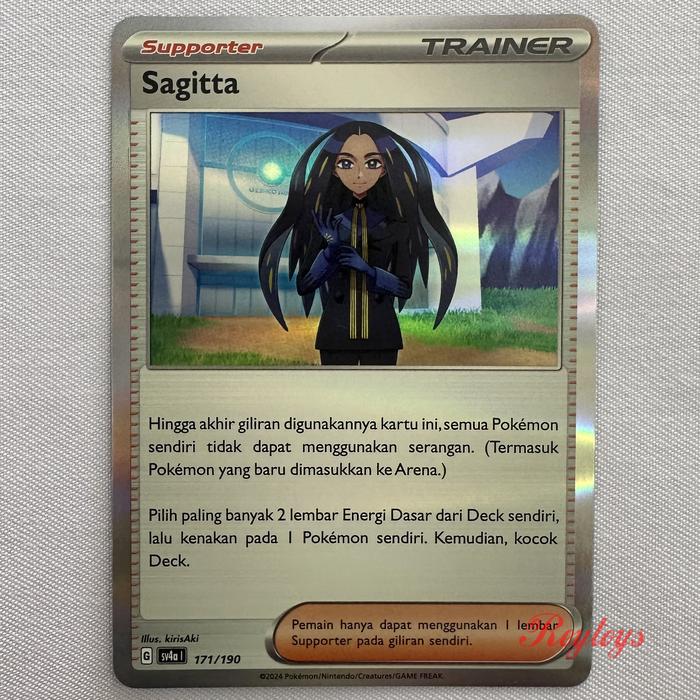 Jual Pokemon ID SV4a Harta Berkilau - 171 Sagitta ( Holo ) - Jakarta Utara - ReyToys | Tokopedia