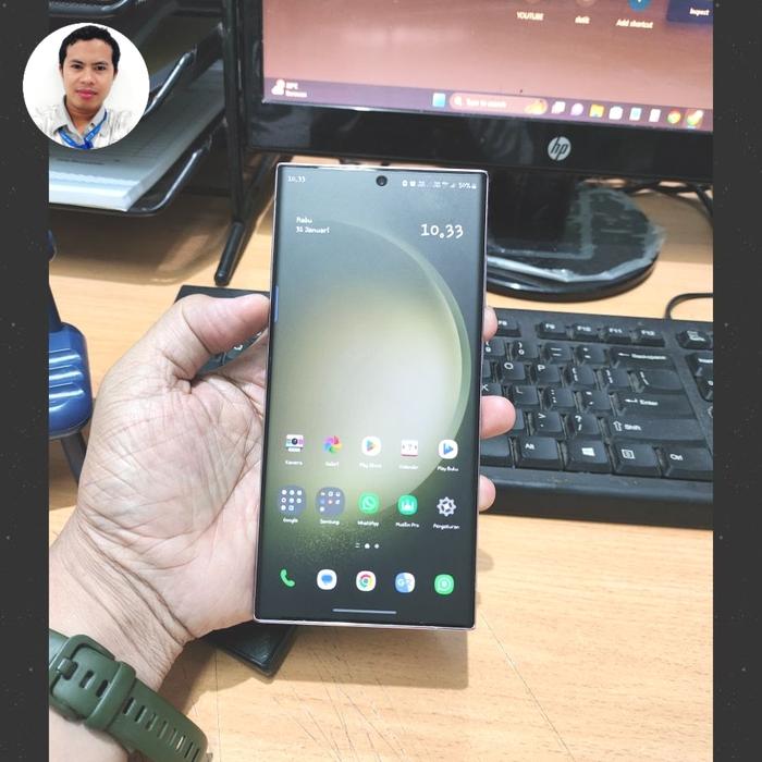 Jual SAMSUNG GALAXY S23 ULTRA 12/256 SEIN MULUSSSSS BEZEL PLASTIKAN COD ...