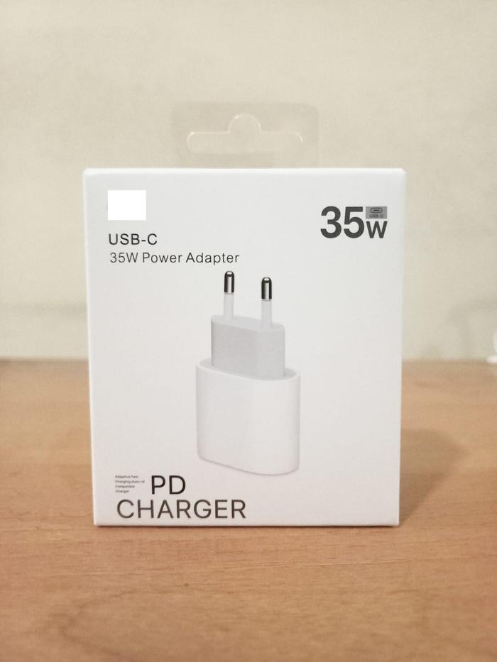 Jual ADAPTER KEPALA CHARGER 35W IPHONE 15 USB C FAST CHARGING ADAPTOR ...