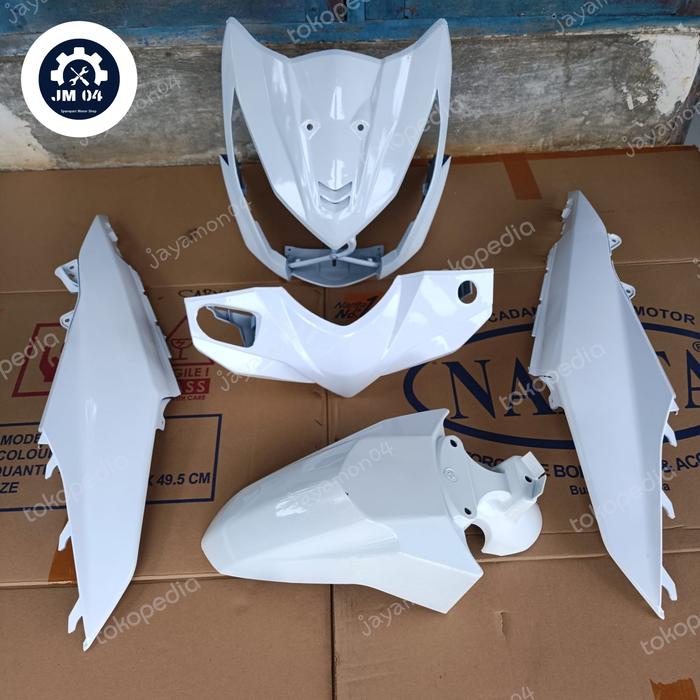 Jual COVER FULL BODY HALUS MOTOR HONDA BEAT FI LAMA STATER KASAR PUTIH ...