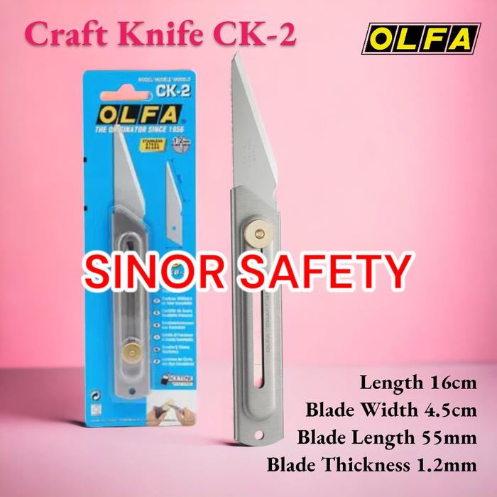 Jual OLFA Safety Cutter CK-2 Olfa Craft Knife - Kab. Bekasi - SINOR ...