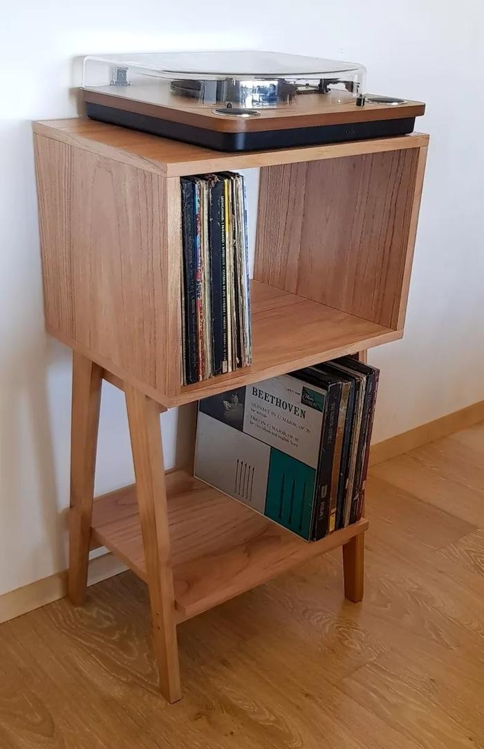 Jual Bill Evans Rak piringan Hitam / Vinyl Storage Cabinet Kayu Solid ...