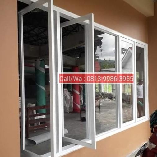 Jual Jendela Pivot Aluminium Kaca || Jendela Aluminium Kaca engsel ...